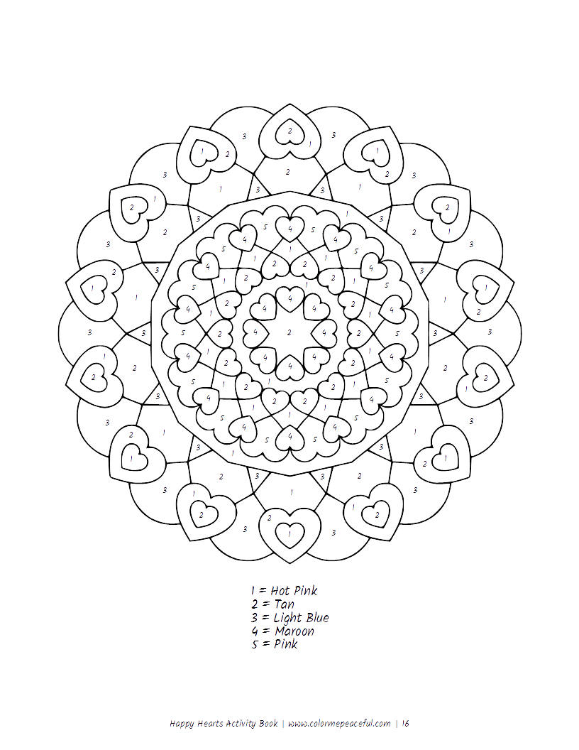 Happy Hearts Activity Book: Valentine's Day Themed Book Printable ...