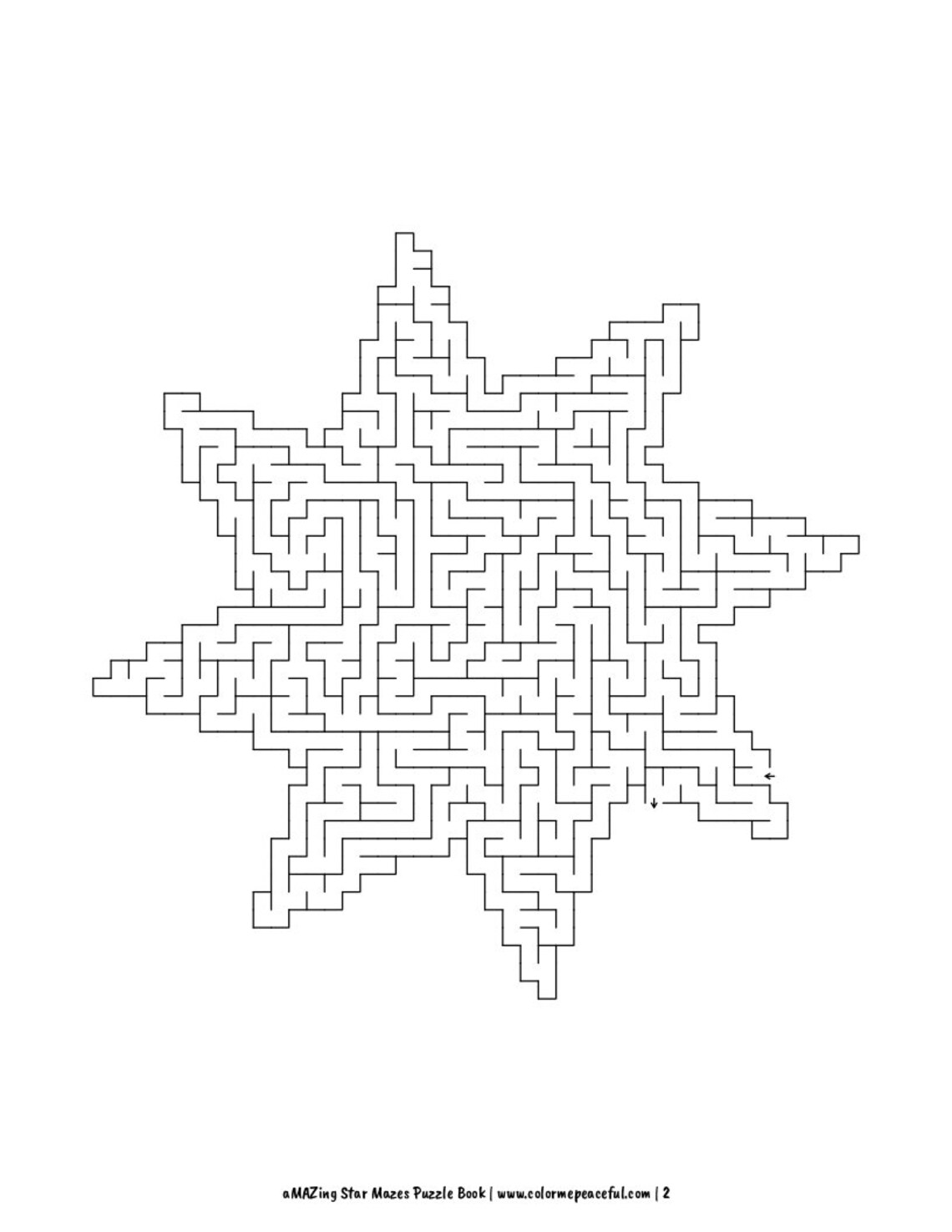 Amazing Star Mazes Puzzle Book Volume 1 Printable Instant - Etsy