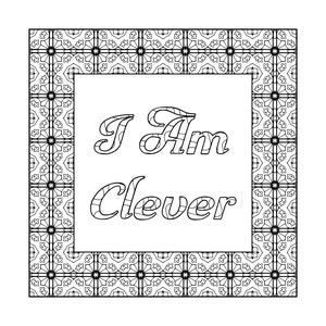 I Am... Inspirational Coloring Book 25 Designs Adult Coloring Book ...