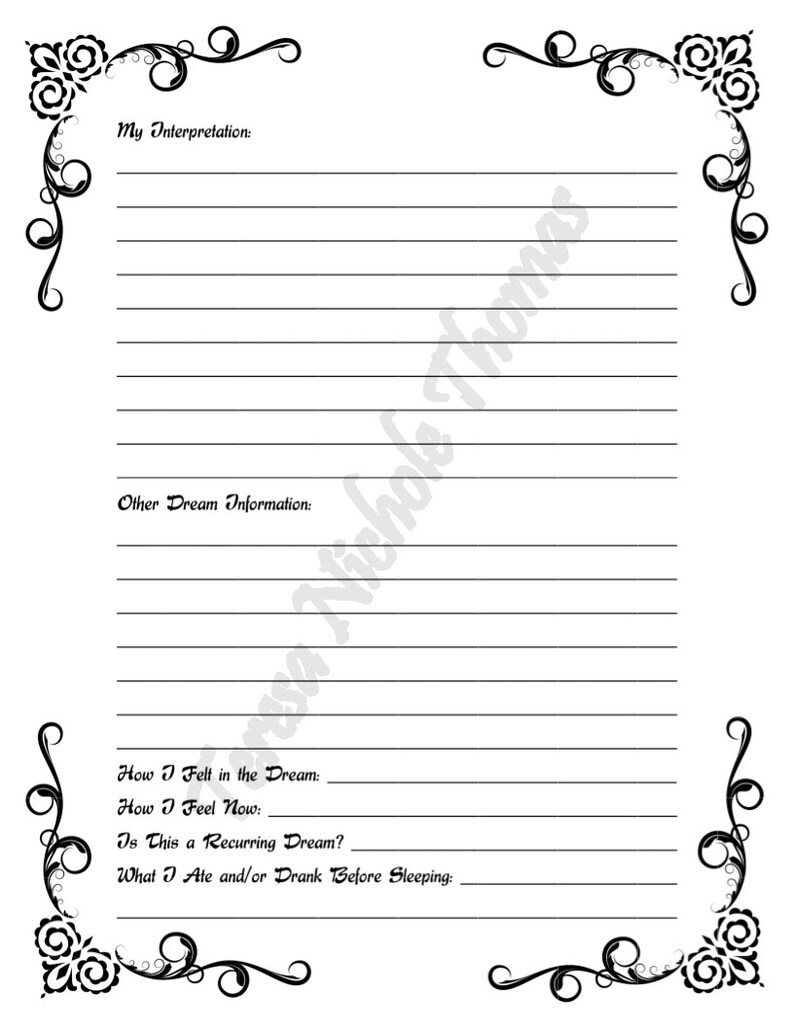 Dream Journal: A Dream Diary With Prompts to Help You Track Your Dreams ...