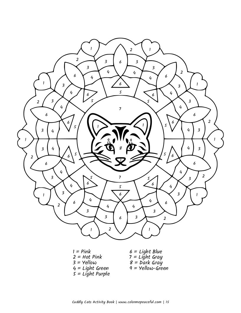 Cuddly Cats Activity Book: Kitty Cat Themed Book Printable | Etsy