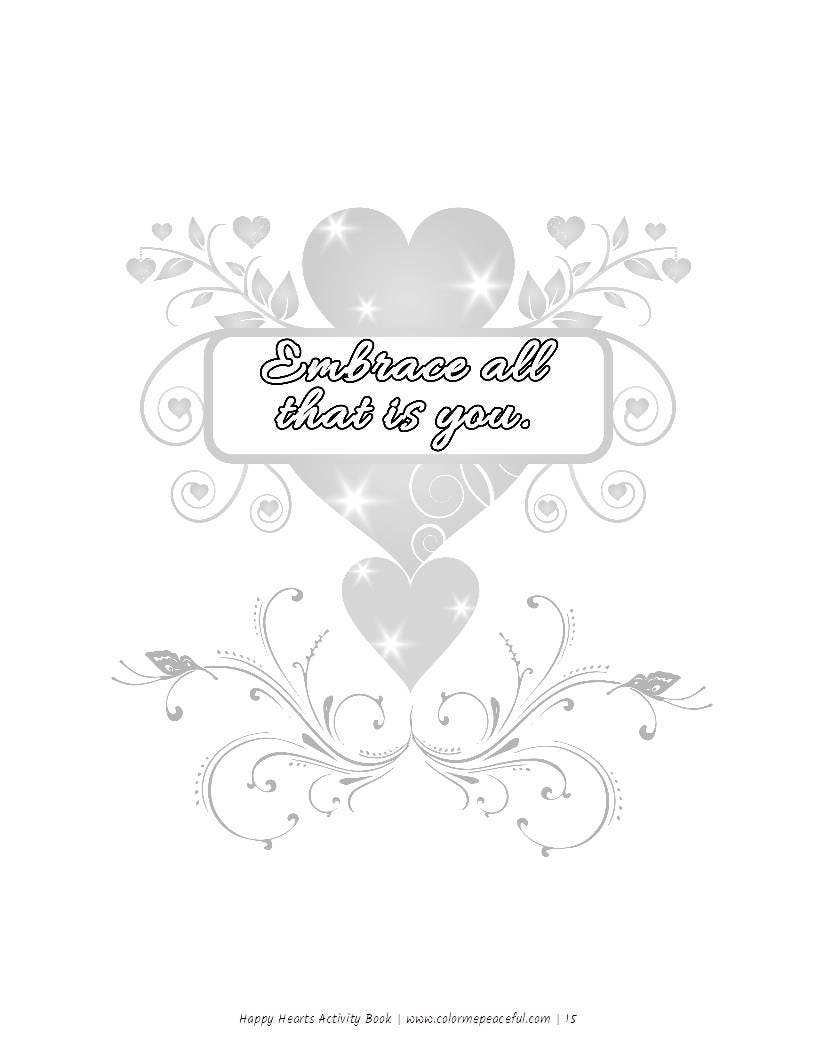 Happy Hearts Activity Book: Valentine's Day Themed Book Printable ...