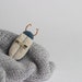 Textile Beetle Beetle Brooch Linen Beetle Grey Blue Beetle - Etsy