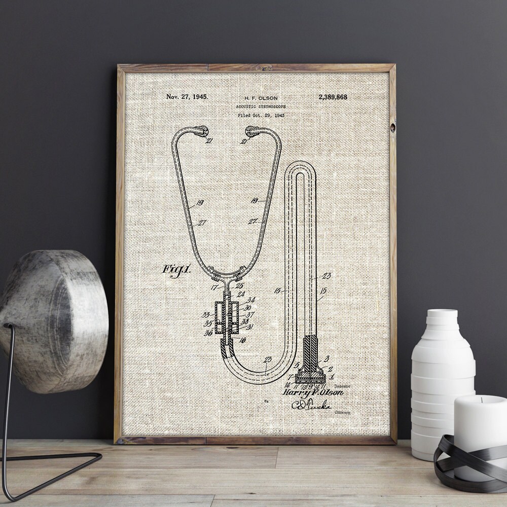 Stethoscope Poster Doctors Office Decor Nurse Prints | Etsy