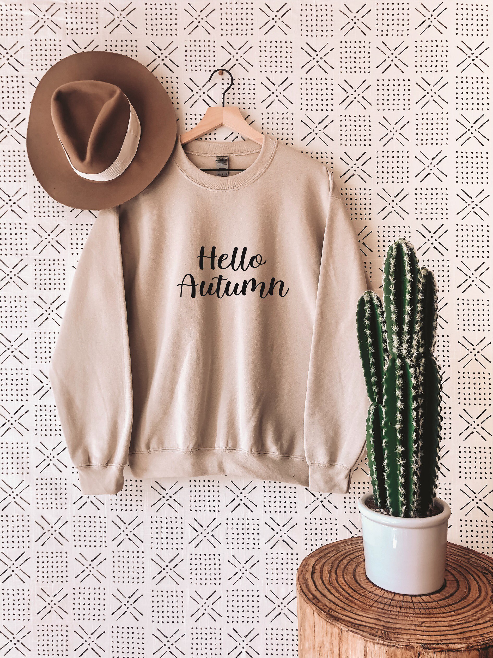 HELLO AUTUMN Sweatshirt Personalised Jumper Christmas | Etsy UK