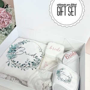 Ultimate Bridal Gift Box Set Extra Large, Personalised Bridal Robe ...