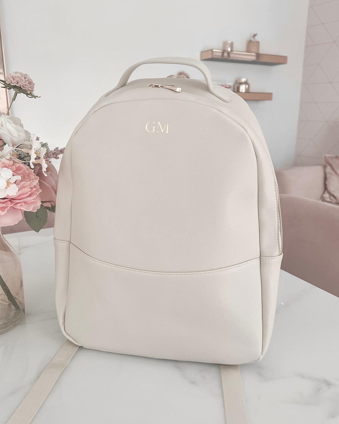 Personalised Monogram Backpack / Rucksack, Travel Bag, Hand Luggage ...