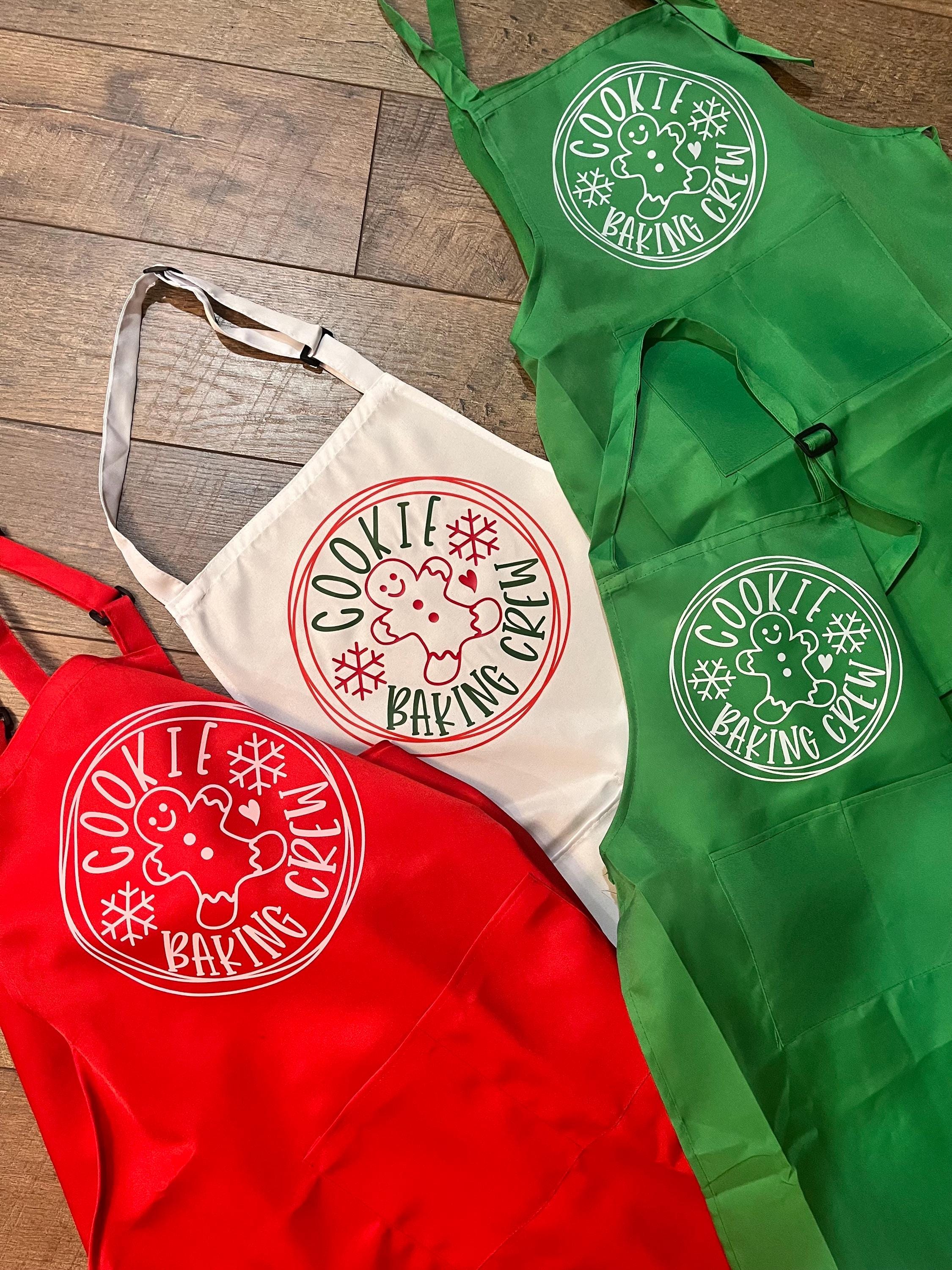 Christmas Festive Apron, Cookie Decorating, Christmas Cookie Baking ...