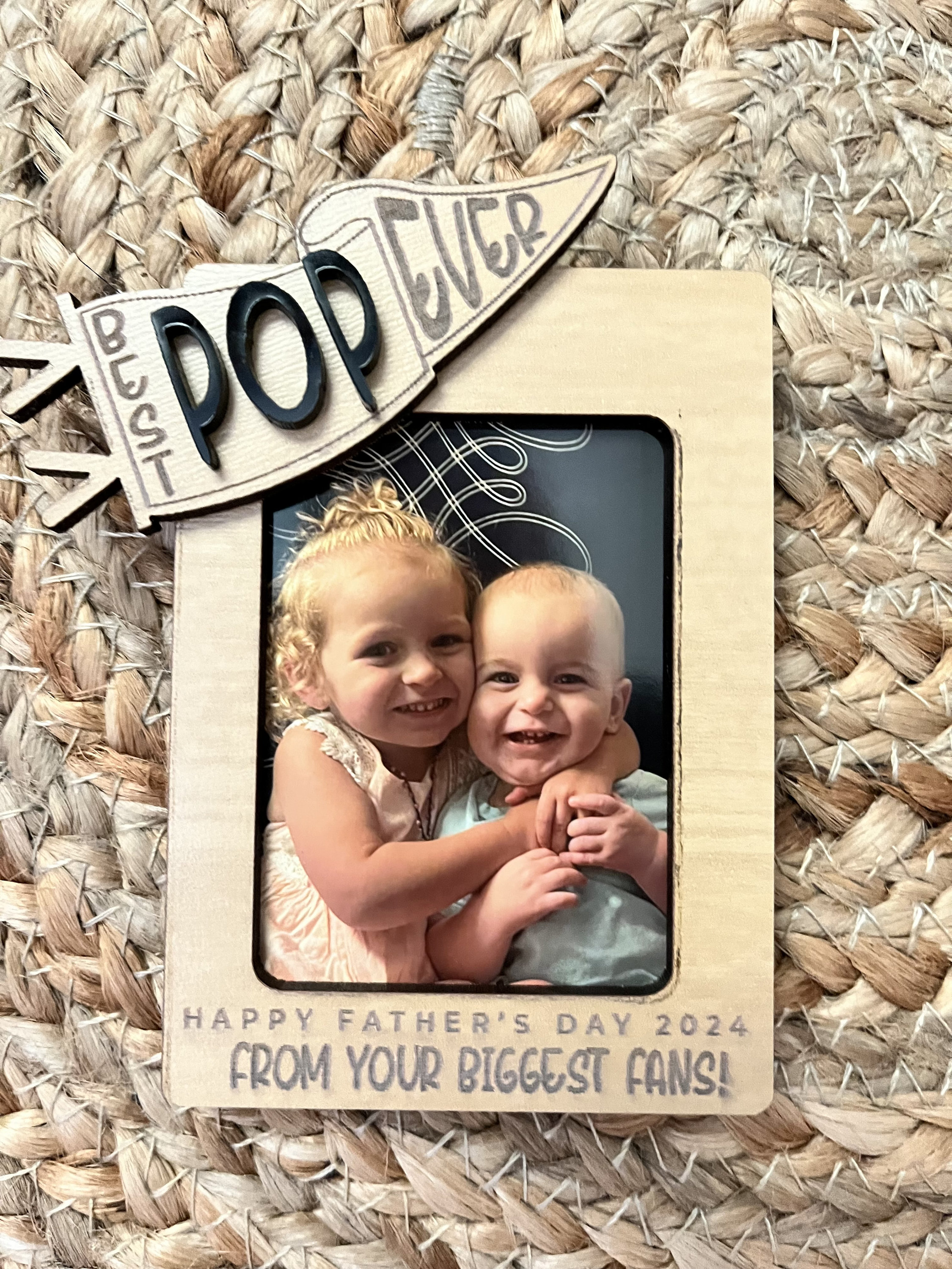 Father's Day Visor Clip Father's Day Magnetic Photo Frame Father's Day ...