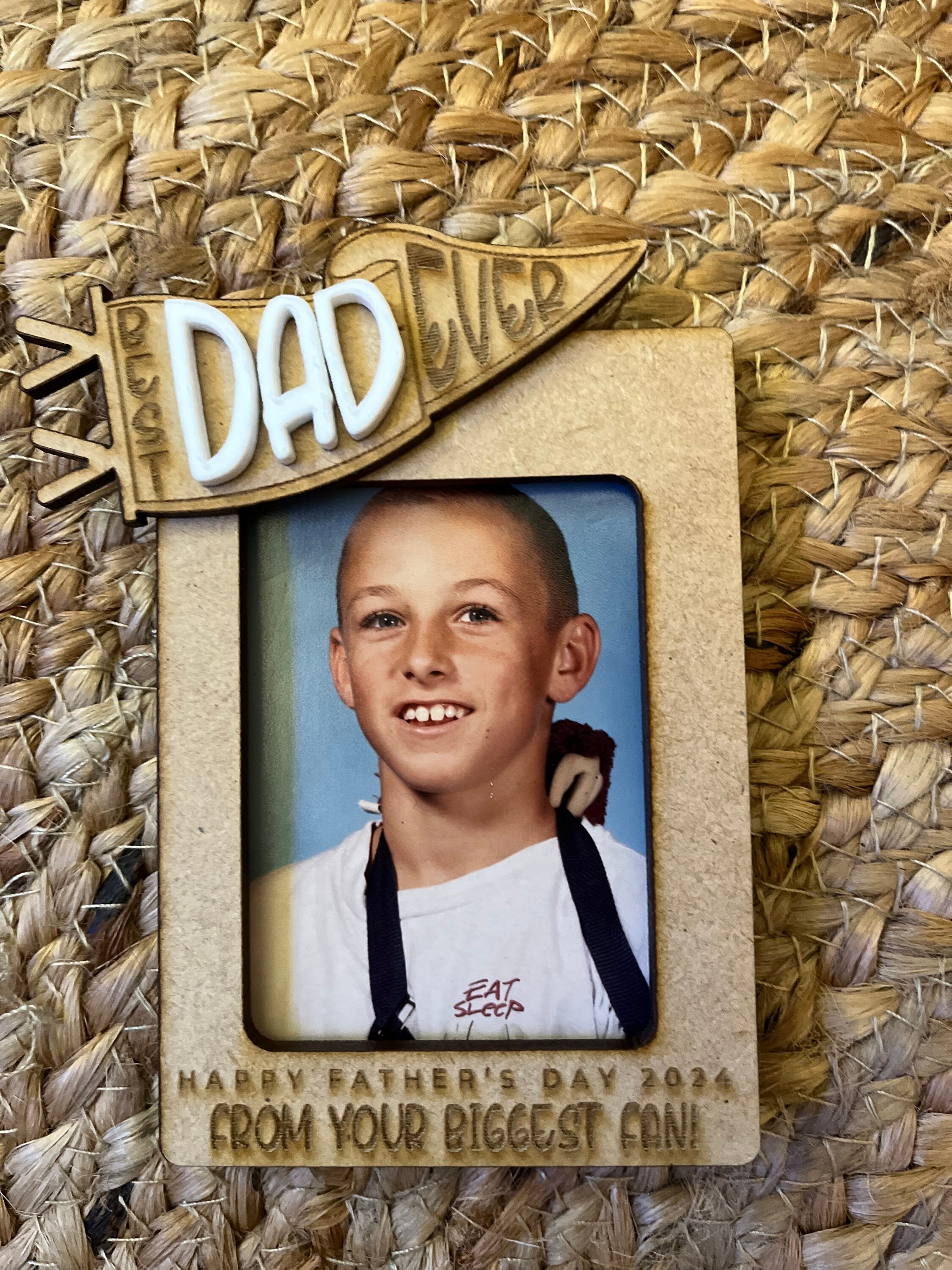 Father's Day Visor Clip Father's Day Magnetic Photo Frame Father's Day ...