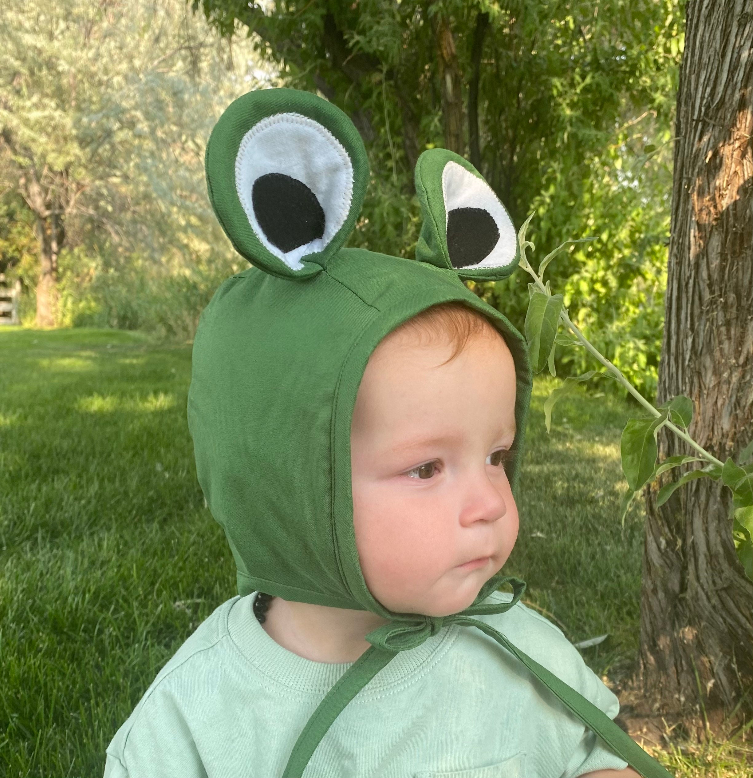 Frog Baby Hat/frog Hat/green Frog Hat/baby Frog Hat/frog - Etsy