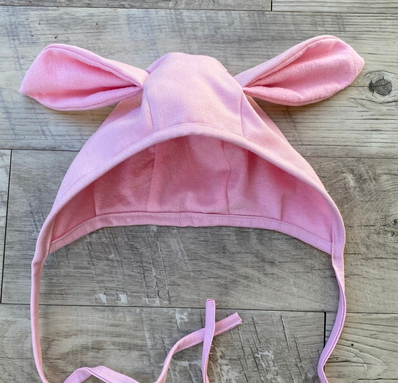 Pink Pig Baby Hat/pink Pig Costume Hat/pig Ears Baby Hat/pink - Etsy