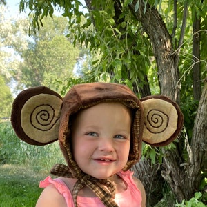 Monkey Baby Hat/monkey Hat and Tail/baby Monkey Hat/monkey Baby Costume ...