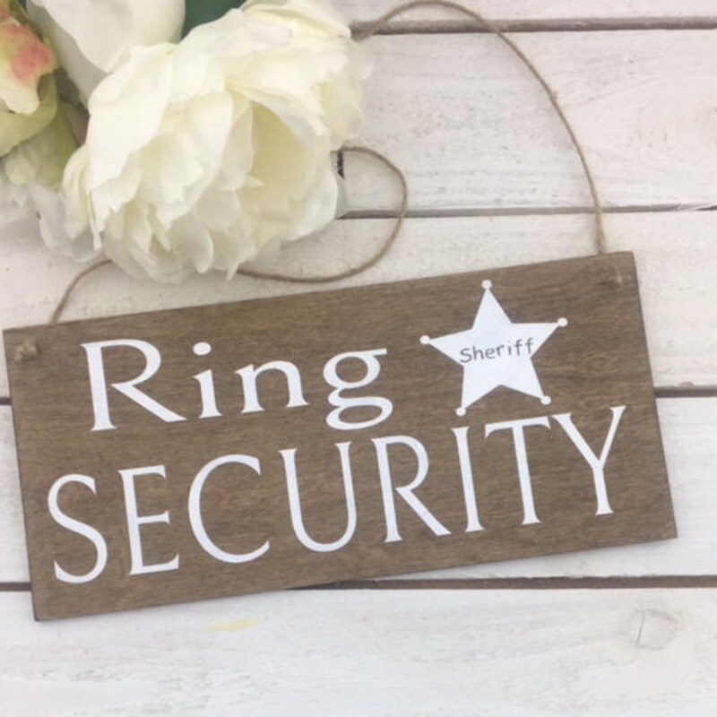 Ring Security Sign - Etsy