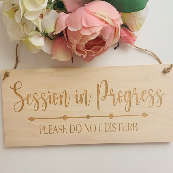 In Session Sign - Etsy