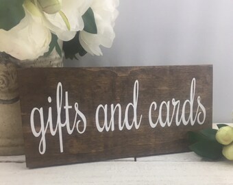 Reclaimed Wood Cards Sign Rustic Wedding Decor - Etsy