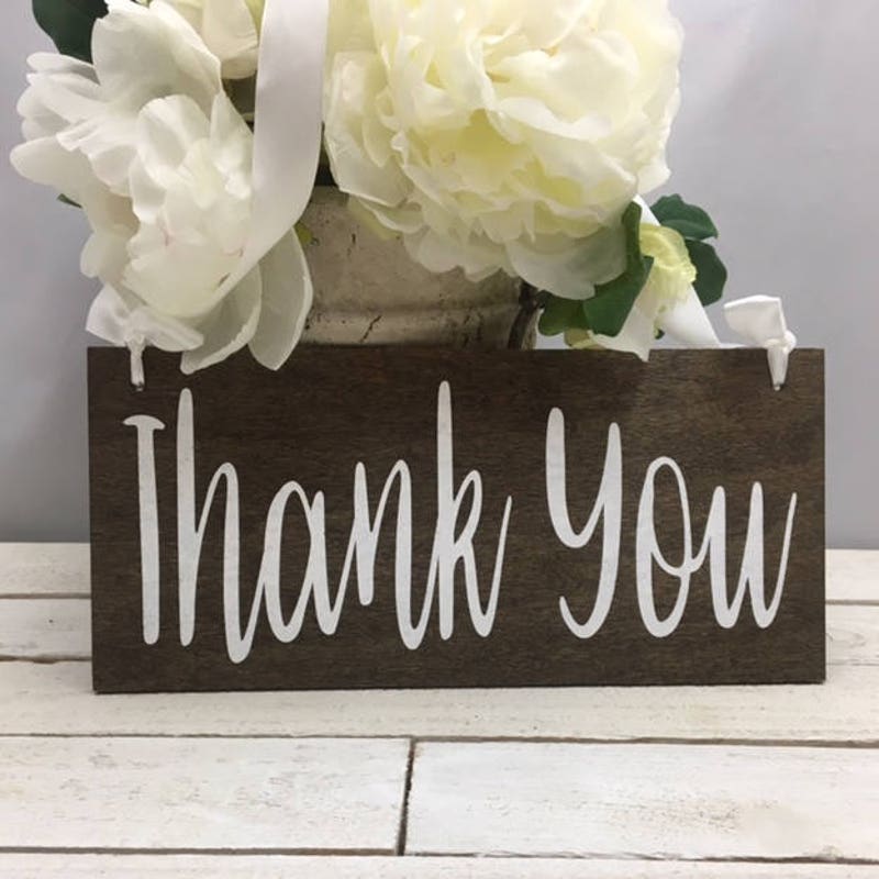 Wedding Thank You Sign - Etsy
