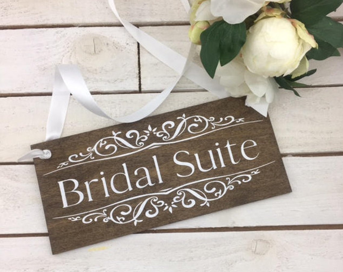Bridal Suite Sign-wood Bridal Suite Sign-rustic Chic Wood | Etsy