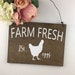 Farm Fresh Sign-kitchen Farm Fresh Sign-12x 9 Wood Sign-country Wood ...