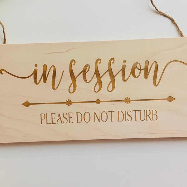 In Session Sign - Etsy