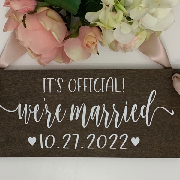 We Got Married - Etsy