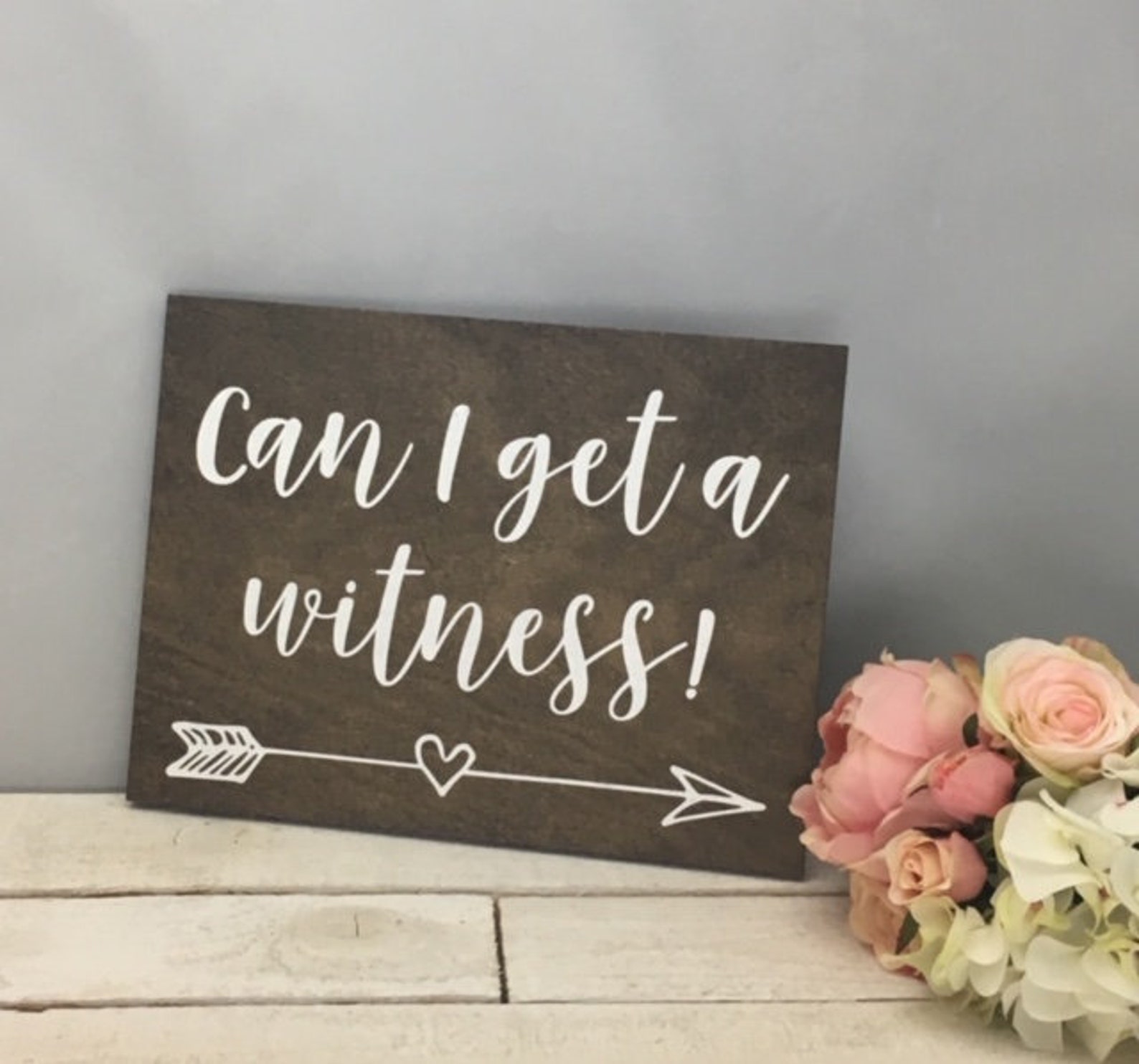 Can I Get A Witness Sign-12x 9 Rustic Wood | Etsy