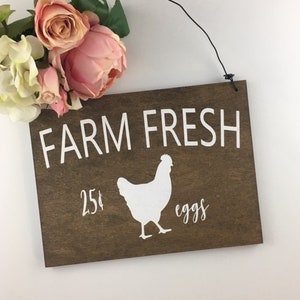 Farm Fresh Sign-kitchen Farm Fresh Sign-12"x 9" Wood Sign-country Wood ...