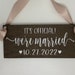 It's Official We're Married Sign-12x 5.5 Wood Sign-it's Official ...