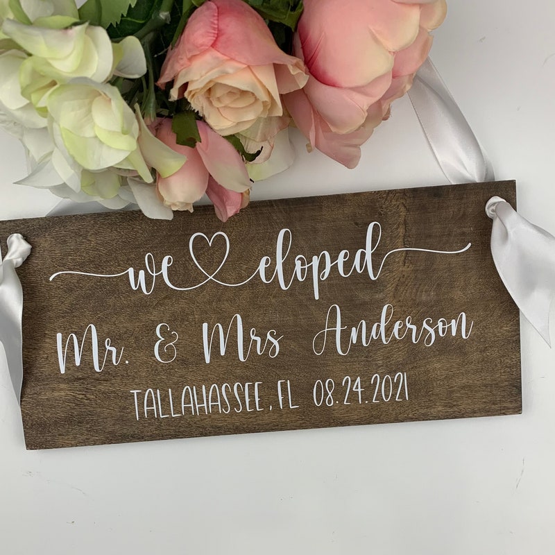 We Eloped - Etsy