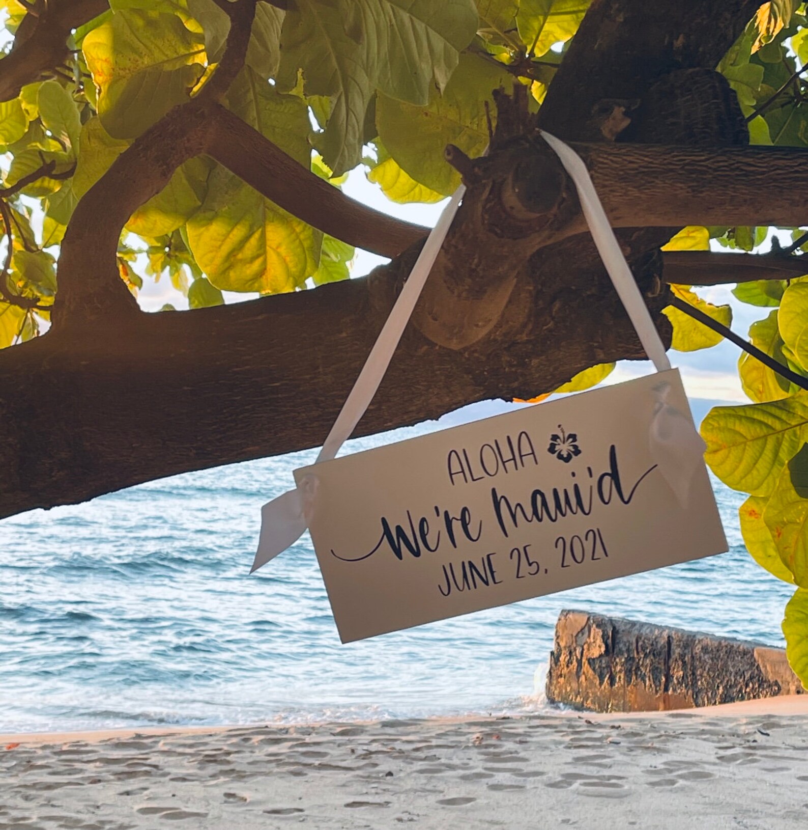 Aloha We're Maui'd Sign-we're Maui'd-maui - Etsy