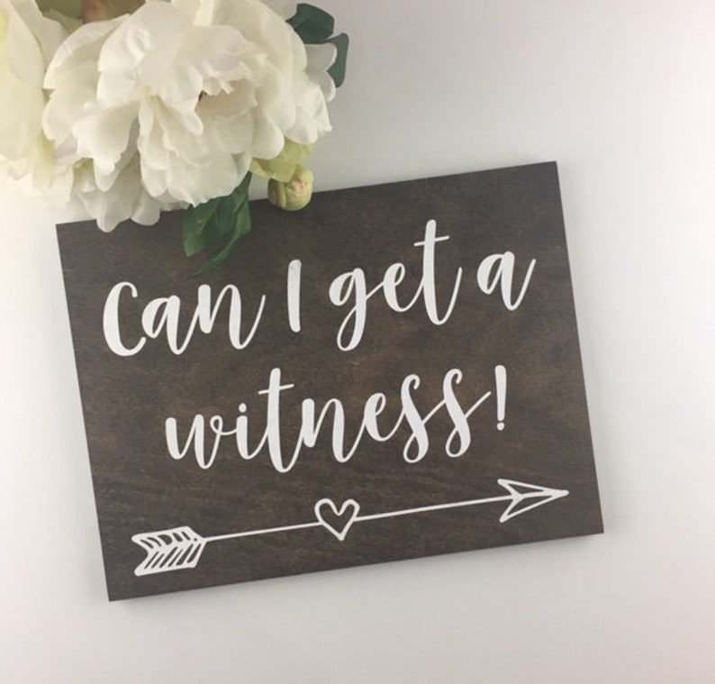 Can I Get A Witness Sign-12x 9 Rustic Wood - Etsy