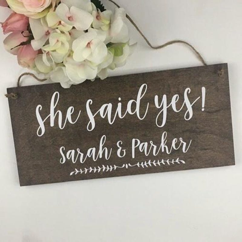 She Said Yes - Etsy
