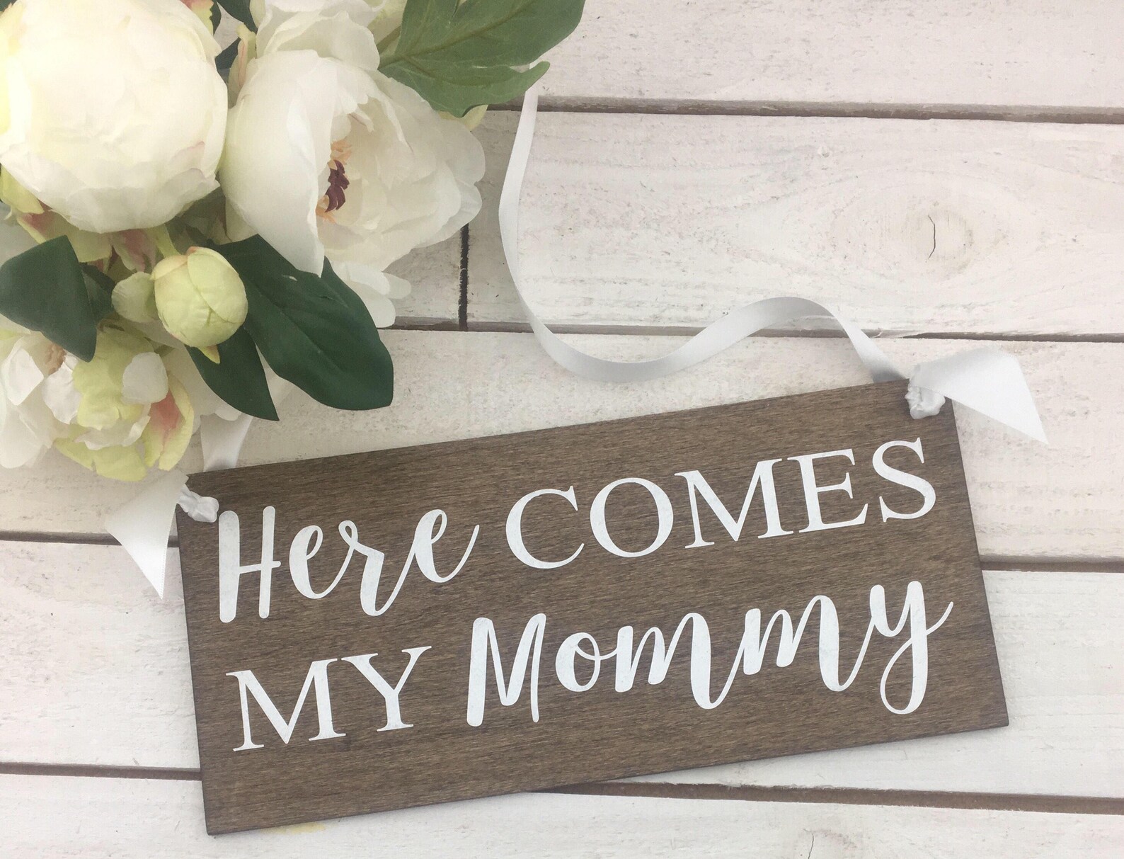 Here Comes My Mommy Sign-12x 5.5 Rustic - Etsy
