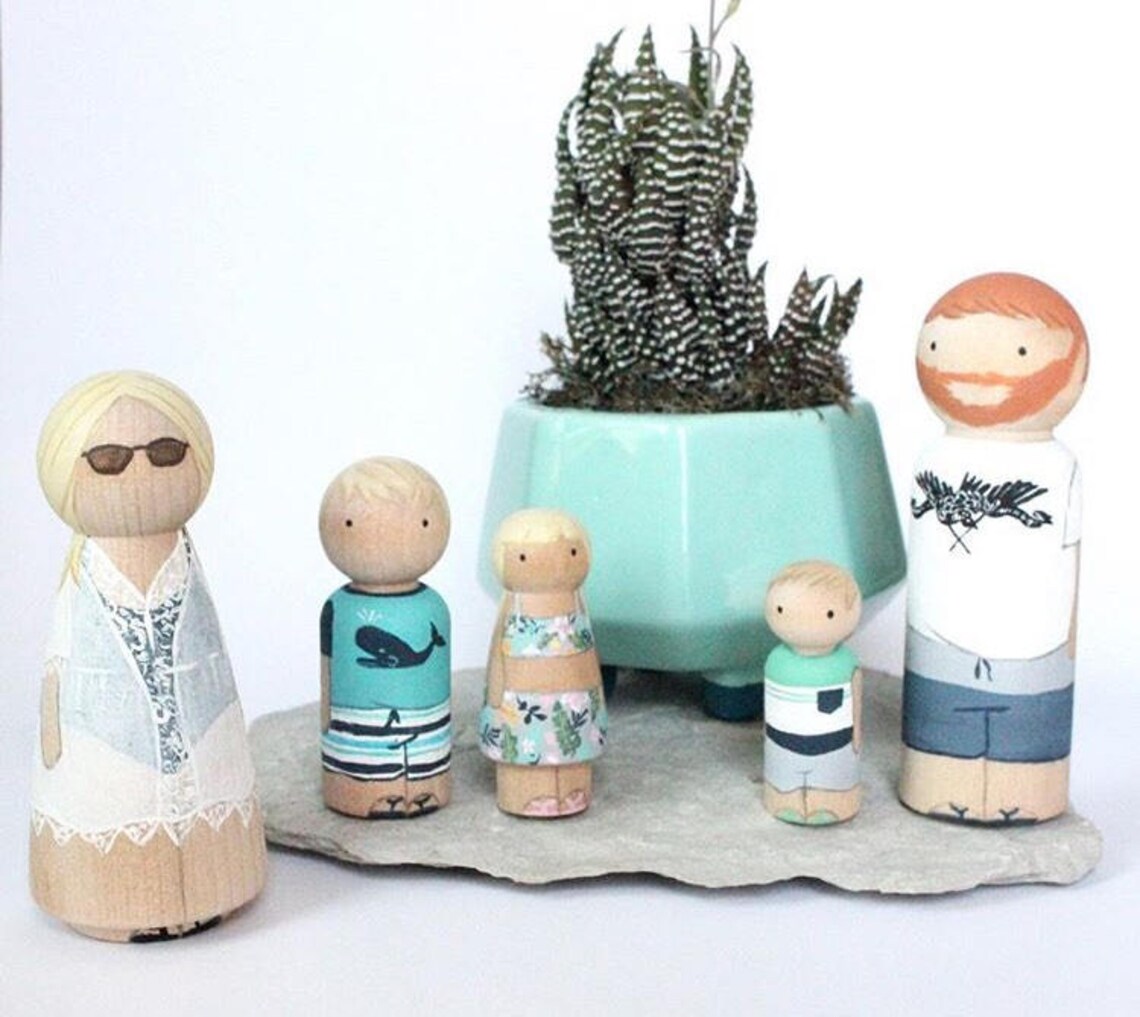 Mini Me Custom Family of 5 Preorder for 2021 - Etsy