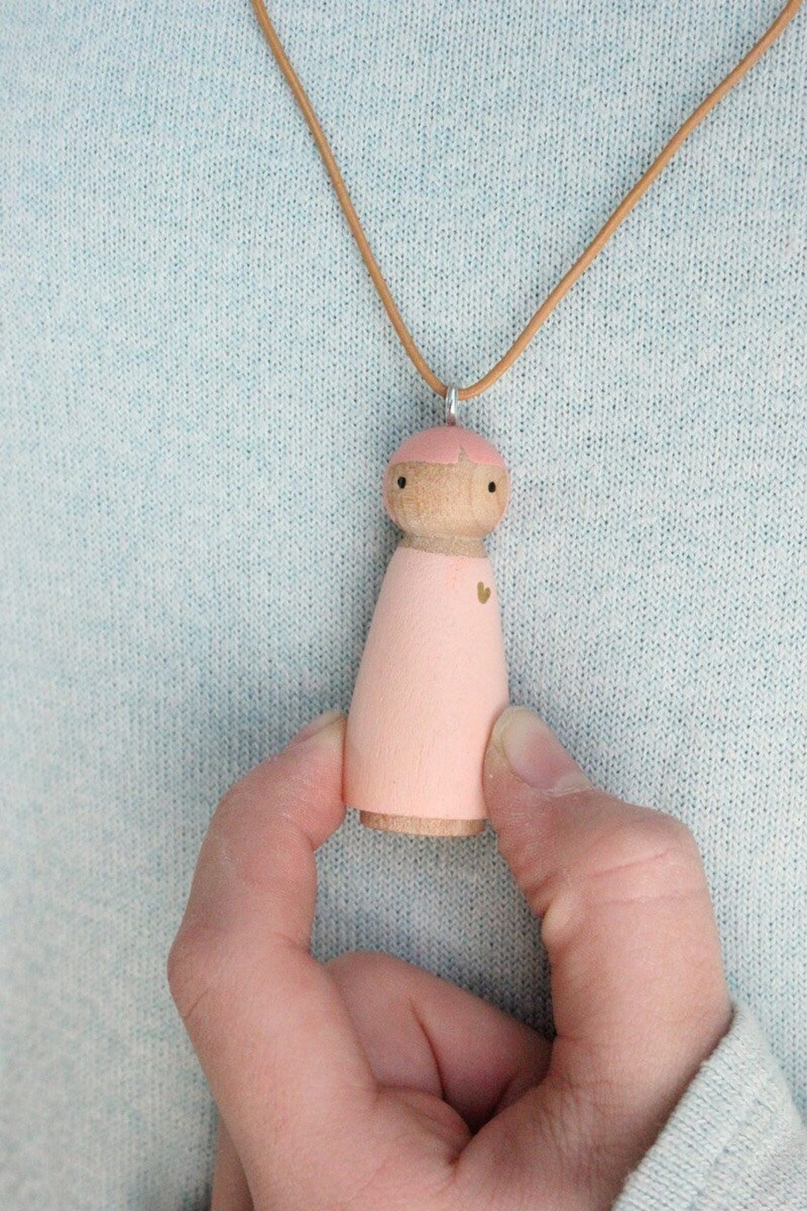 Peg Doll Essential Oil Diffuser Necklace Etsy