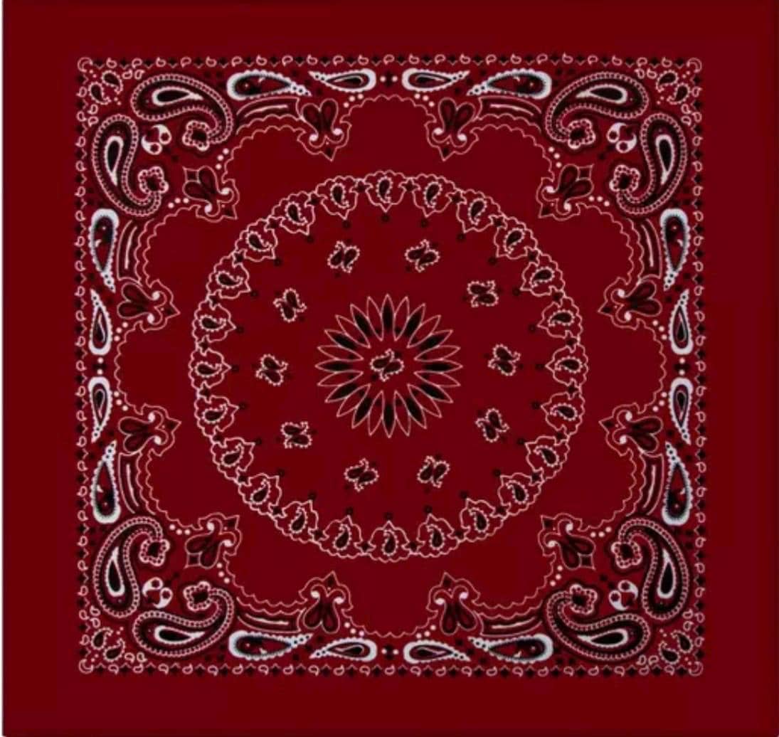 Maroon Bandana/ Burgendy Bandana/ Maroon Wildrag/ Maroon Scarf/ Maroon ...