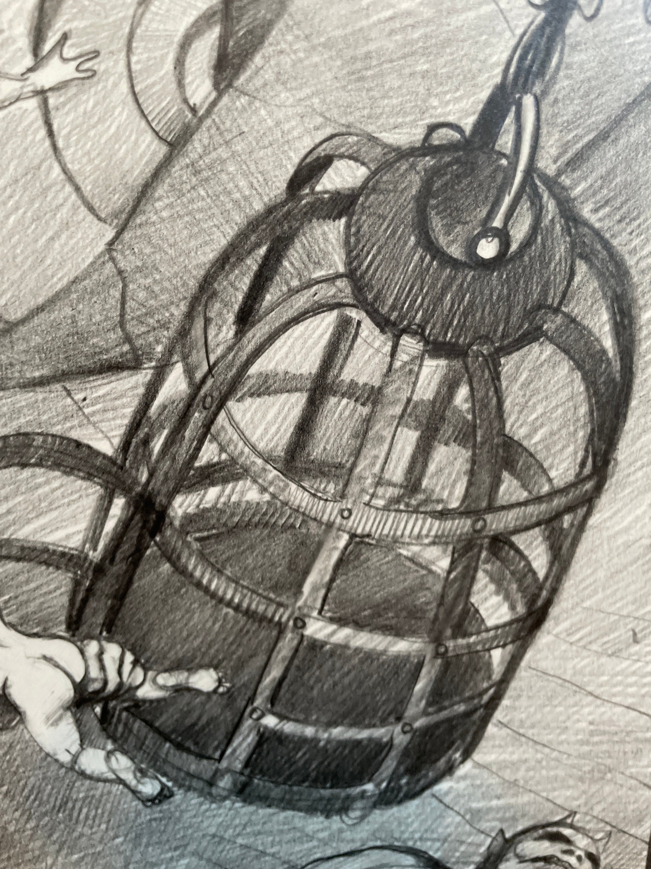 Artist Roel Wielinga Original Artist 7th System Sirius Comics Hand ...