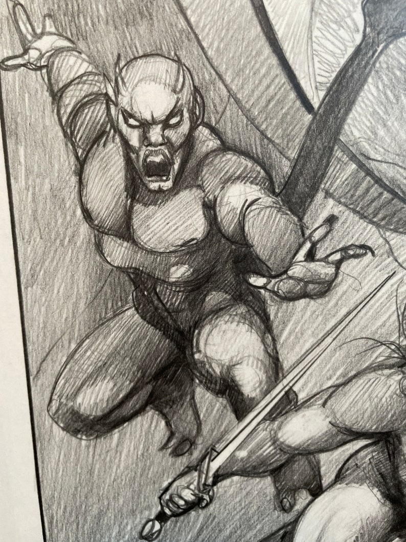 Artist Roel Wielinga Original Artist 7th System Sirius Comics Hand ...