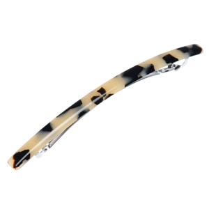 Geometric Print Long French Clip Barrette Clip Fashion Acetate - Etsy