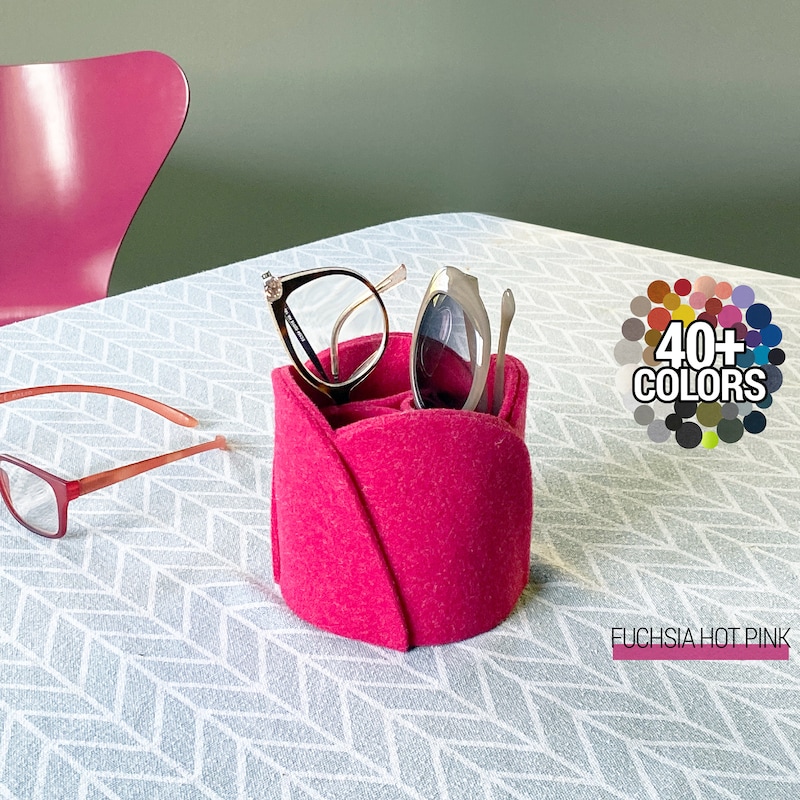 Felt Brown Glasses - Etsy