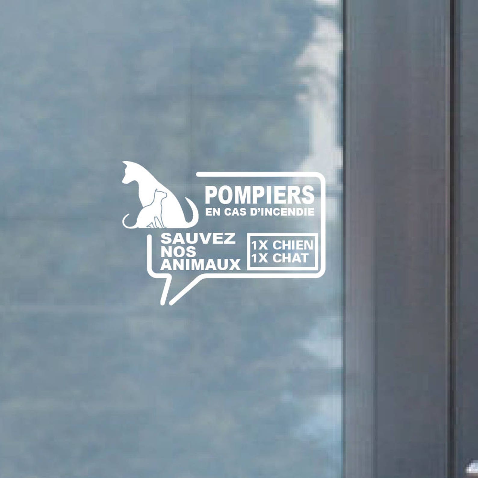 Sticker Firefighters Save My Pet. Fire Safety My Cat My Dog - Etsy