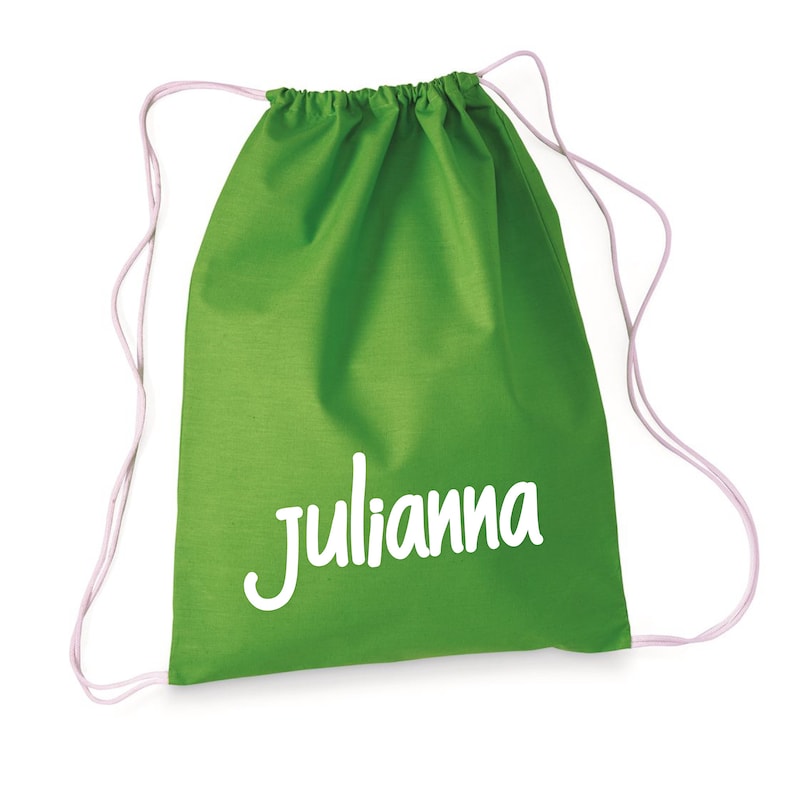 Drawstring Bag for Physical Education, Child's Transport Bag for School ...