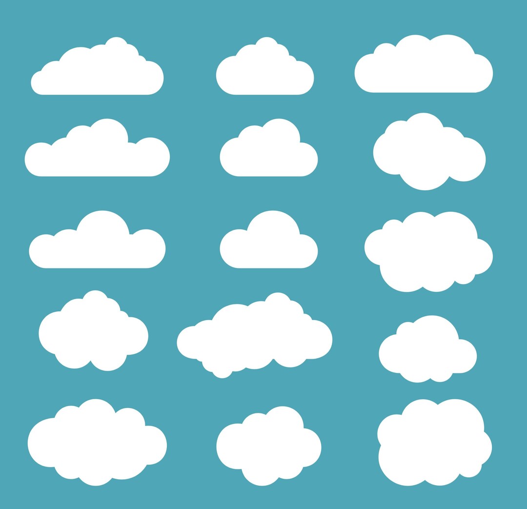 Cloud Sticker - Etsy