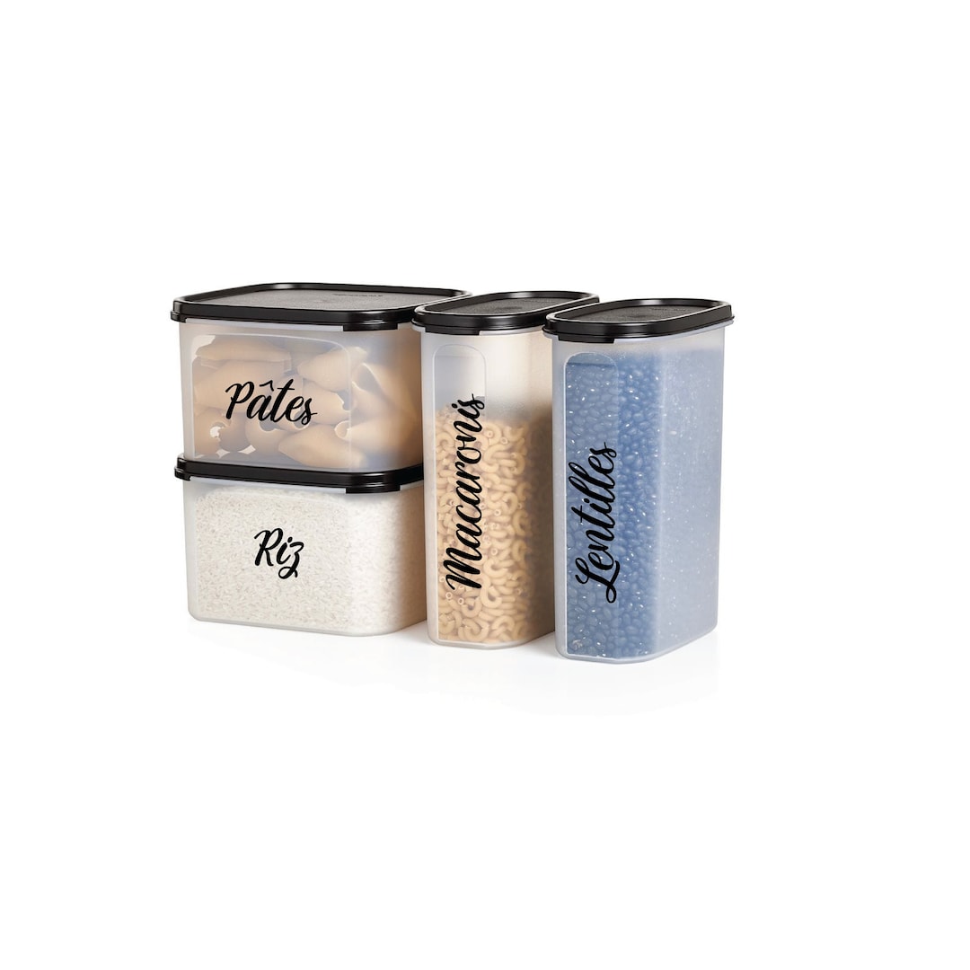 Custom Label for Container, Tupperware - Etsy