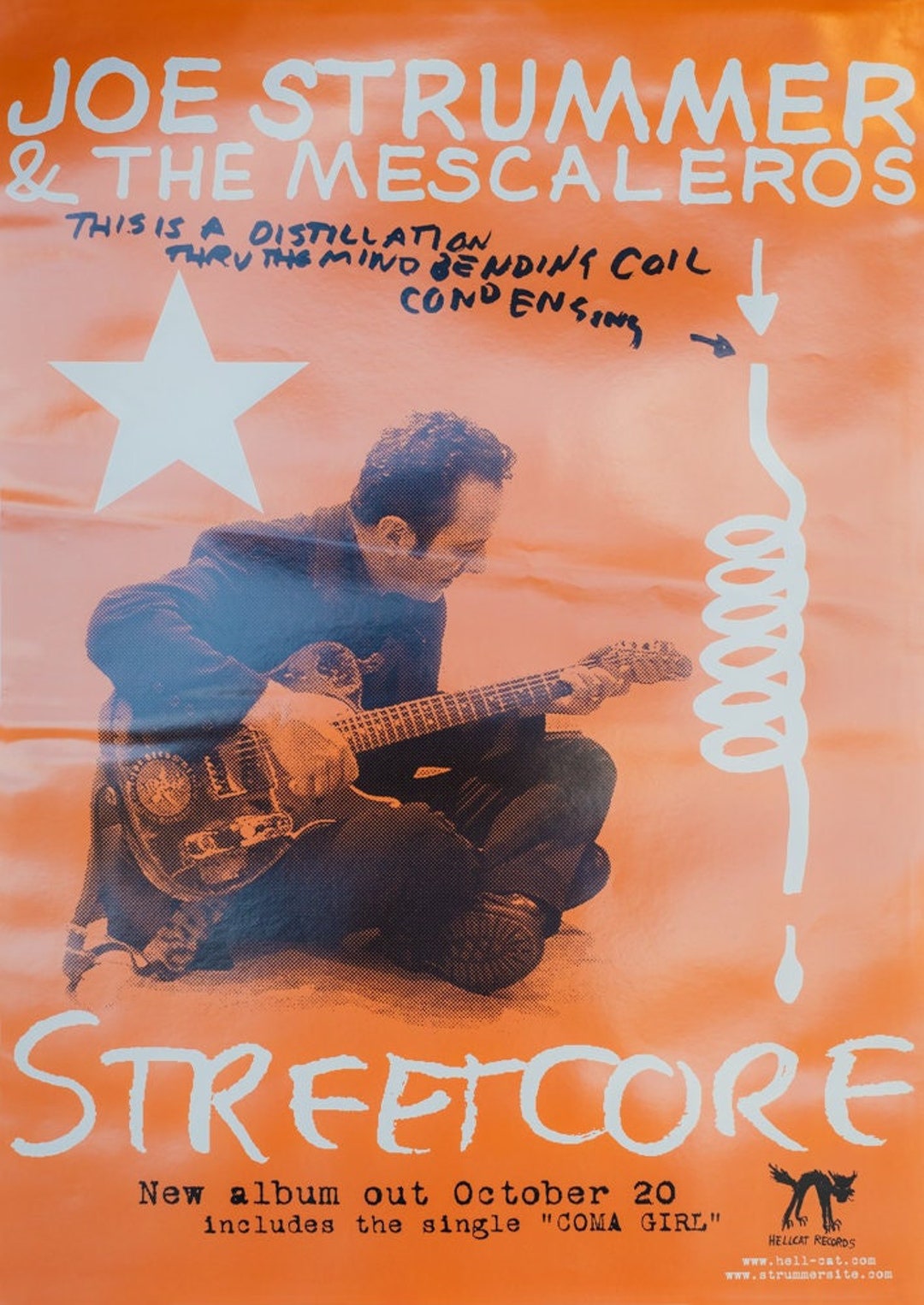 Joe Strummer & the Mescaleros Poster streetcore Original - Etsy