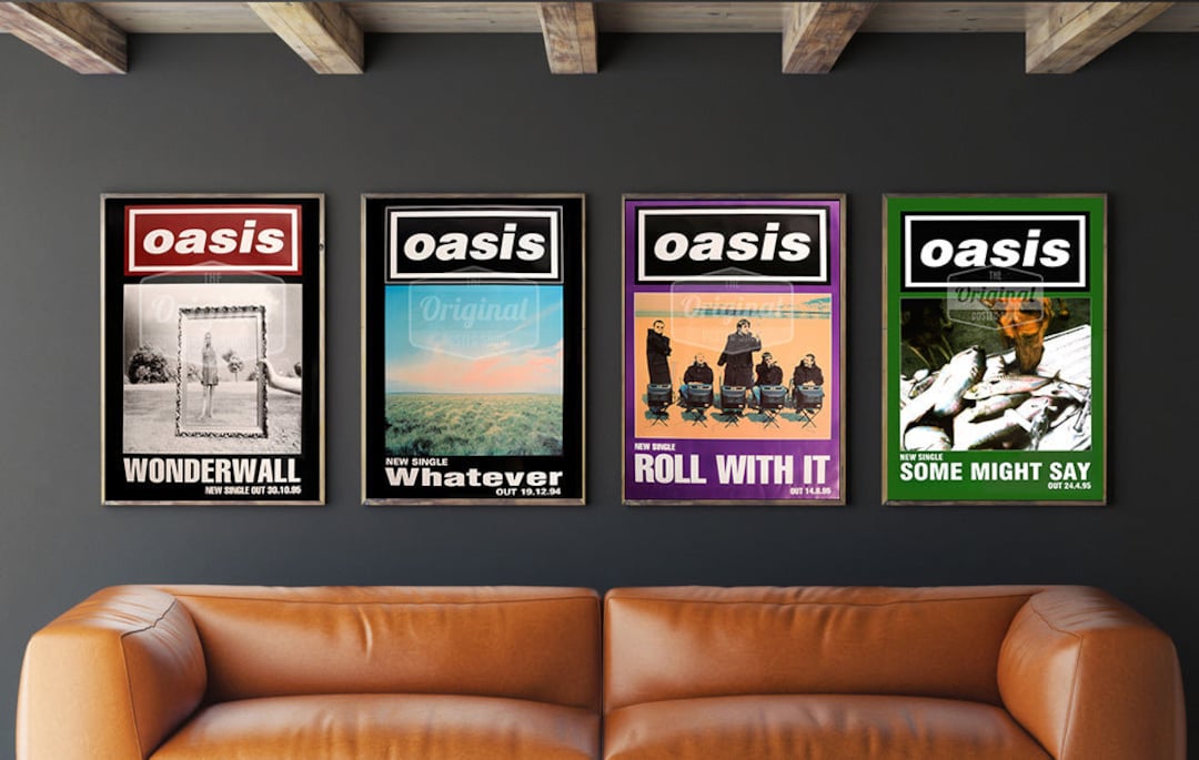 Oasis Posters Collectors Set 1 Sold Out - Etsy