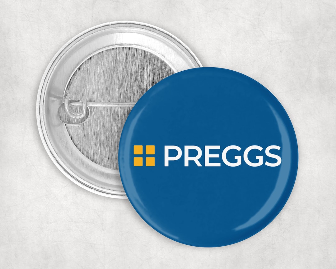 Preggs Badge for Pregnant Friend Maternity Baby Shower Funny Gift ...