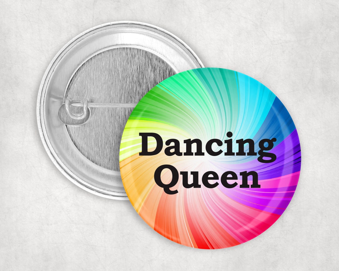 Abba Badge Dancing Queen Birthday Gift for Mum Sister Cousin Friend ...