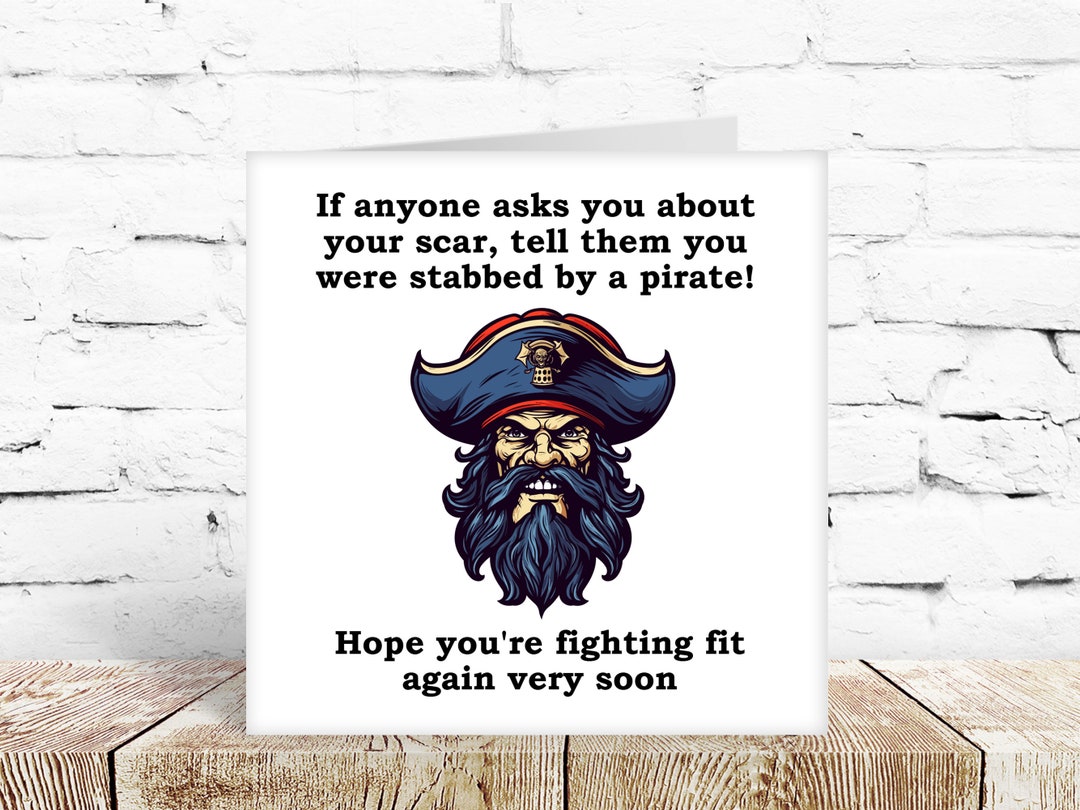 Funny Get Well Soon After Operation Card Thinking of You Heart Bypass ...