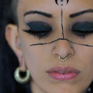 Biomechanical - 6mm Septum - Alien Xenomorph - 8mm Septum - Nose Rings ...